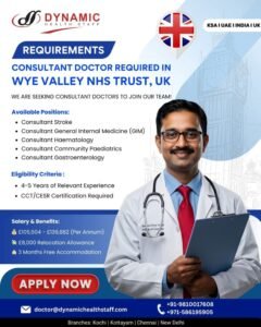 Urgent UK Consultant Doctor Jobs 2026 – Wye Valley NHS Trust ...