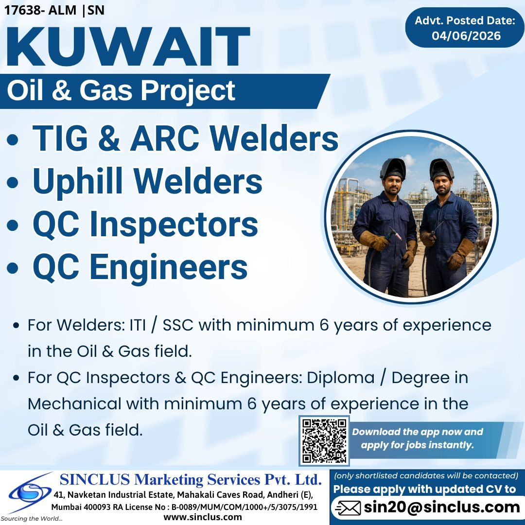 Kuwait Oil & Gas Jobs 2026 – Hiring Urgently